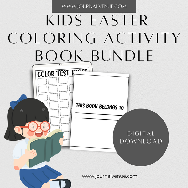 Kids Easter Coloring Activity Book Bundle - JOURNAL VENUE