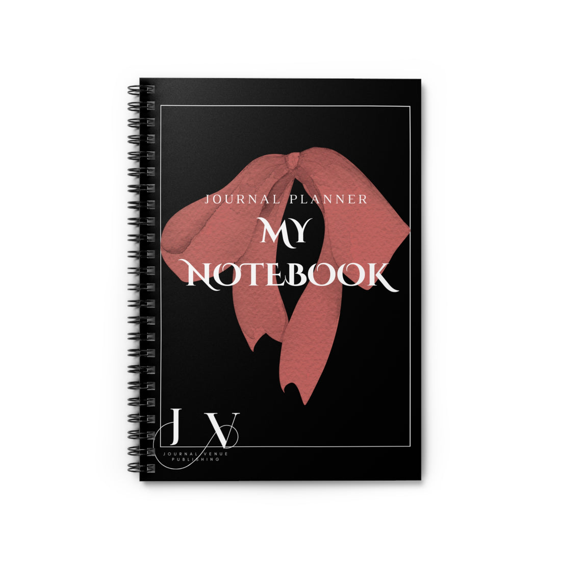 Coquette Bow Journal Planner College Notebooks - JOURNAL VENUE