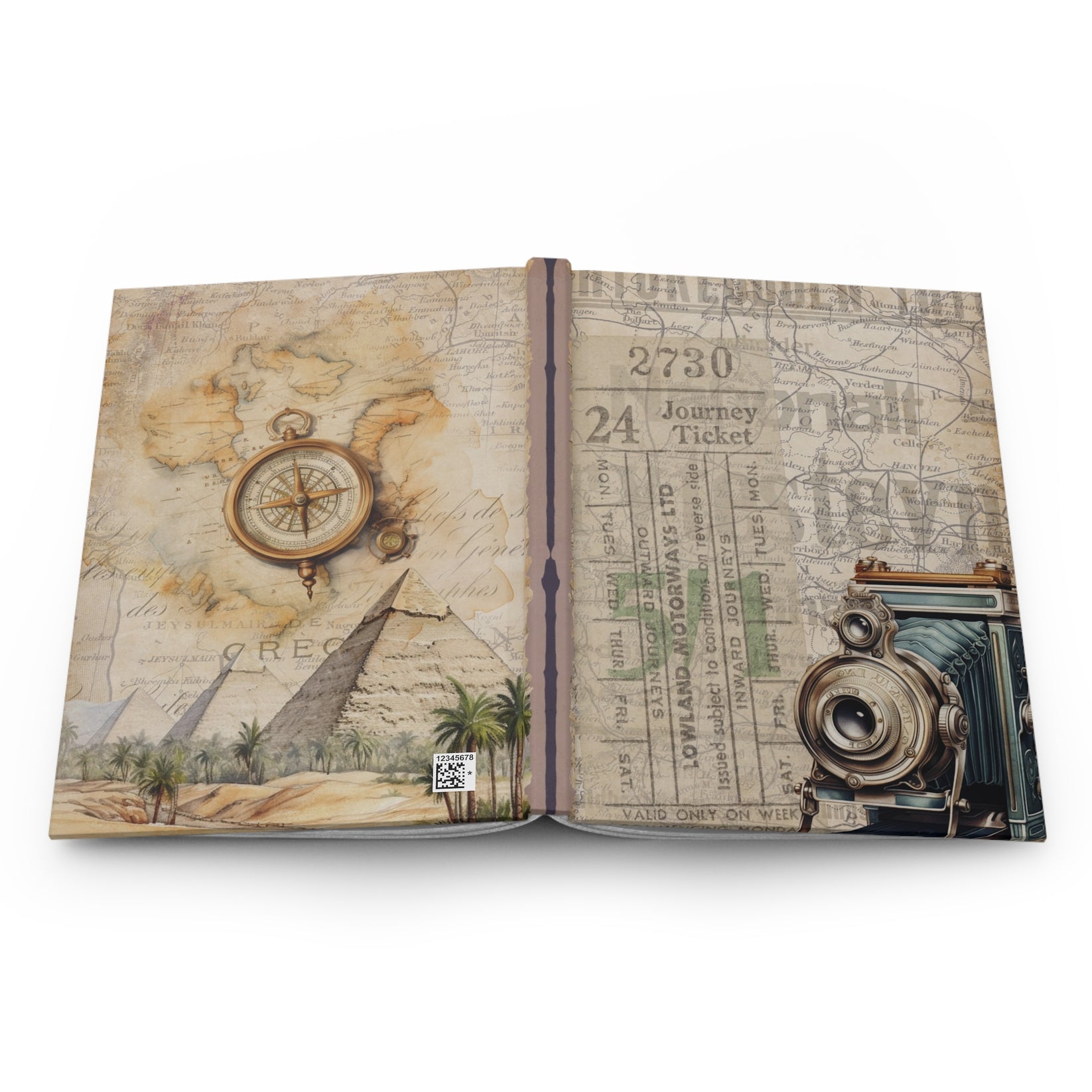 Vintage Travel Explorer Junk Journal - JOURNAL VENUE