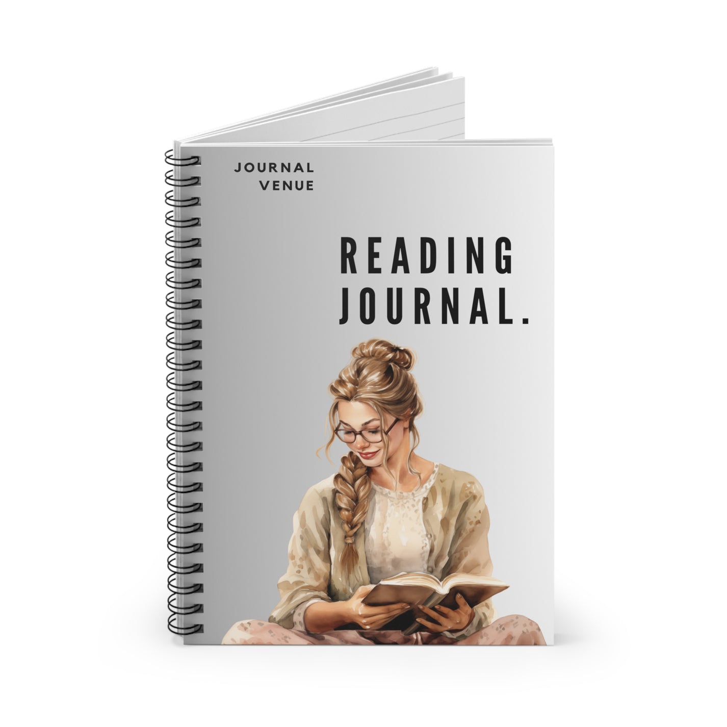 Reading Journal Bookworm Notebooks - JOURNAL VENUE