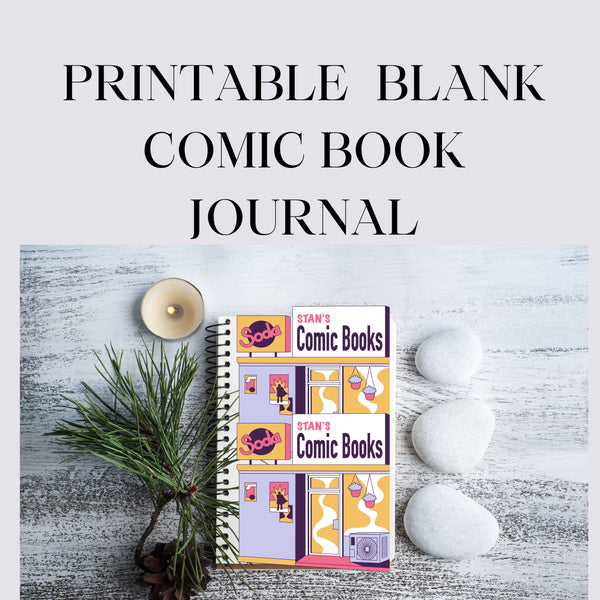 Blank Comic Book Journal - Create Your Own Stories – JOURNAL VENUE