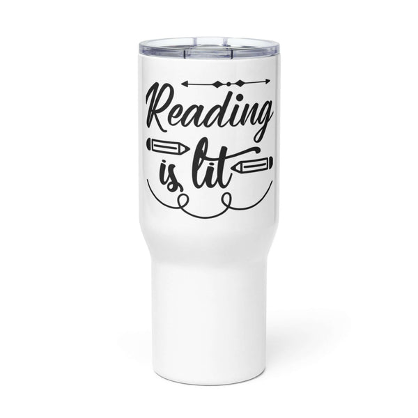 Reading is Lit Travel Mug | Sip and Read On The Go – JOURNAL VENUE